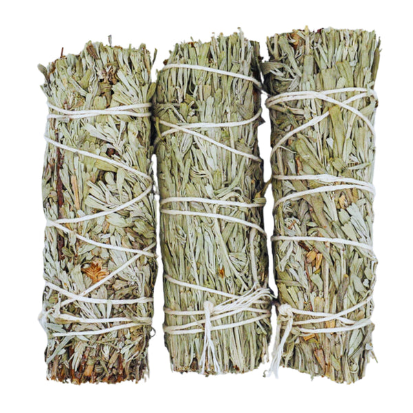 Wholesale 4″ Blue Sage Smudge Sticks – Bulk Gentle Cleansing Bundles f ...